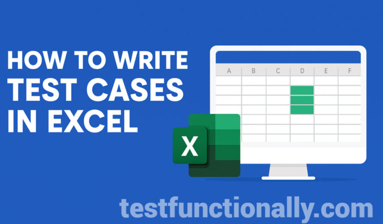 How to Write Test Cases in Excel (With Template) - testfunctionally.com
